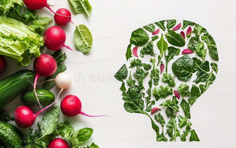 A Creative Composition Featuring Fresh Vegetables Arranged To Form a ...