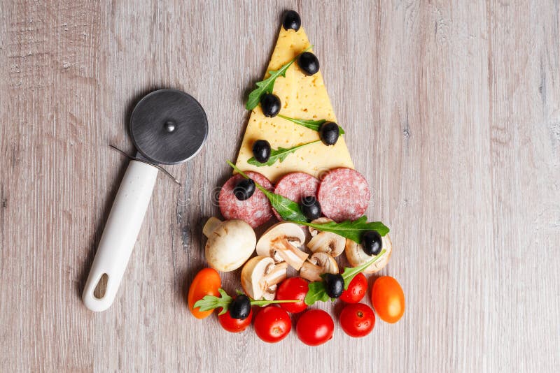 Creative Composition of Ingredients Stock Photo - Image of arugula ...