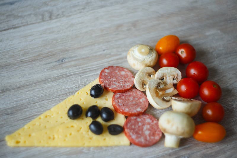 Creative Composition of Ingredients Stock Photo - Image of delicious ...