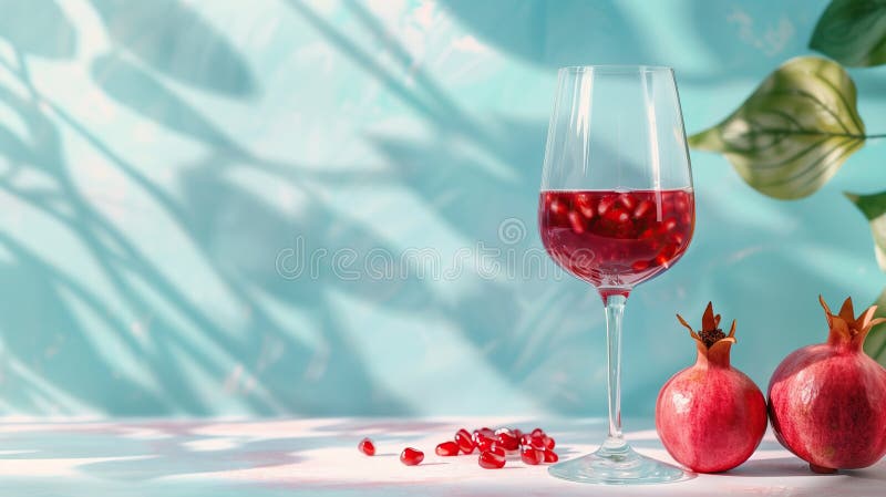 Creative Composition Made of Glass of Red Wine or Juice Stock Photo ...