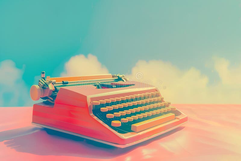 Creative Composition with Retro Type Stock Image - Image of vintage ...