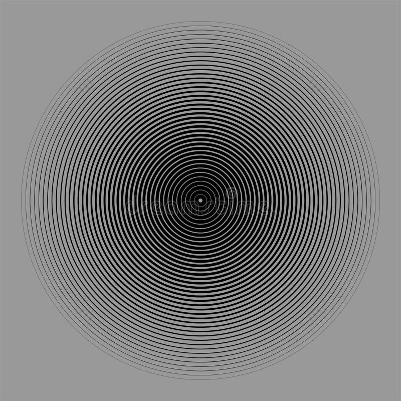 Creative Concentric Circles Background Stock Vector - Illustration of ...