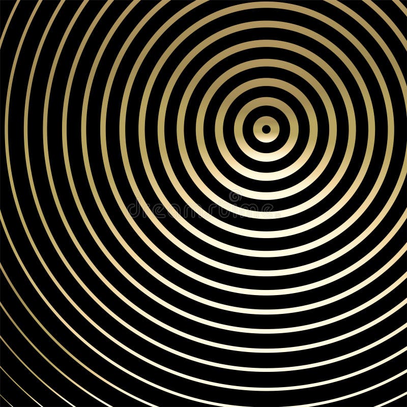 Creative Concentric Circles Background Stock Vector - Illustration of ...