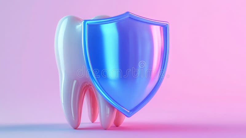 Creative Concept of AI in Dentistry Showcasing Tooth with Protective ...