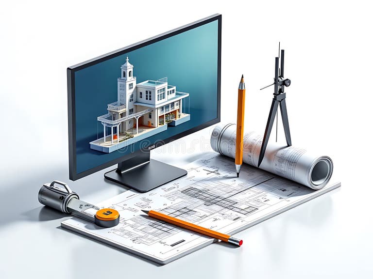 Vector Illustration of Graphic Design and Drafting Tools Stock ...