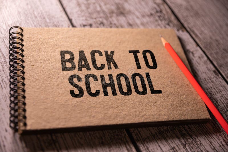 Creative Concept with Back To School Theme Stock Image - Image of ...