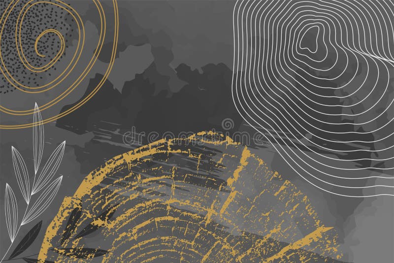 Creative Concept Flyer Layout with Tree Growth Rings. Stock Vector ...