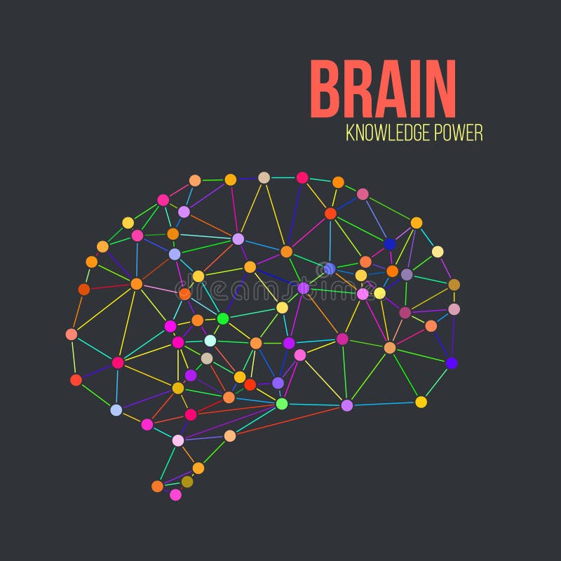 Creative Concept of the Human Brain, Vector Stock Vector - Illustration ...