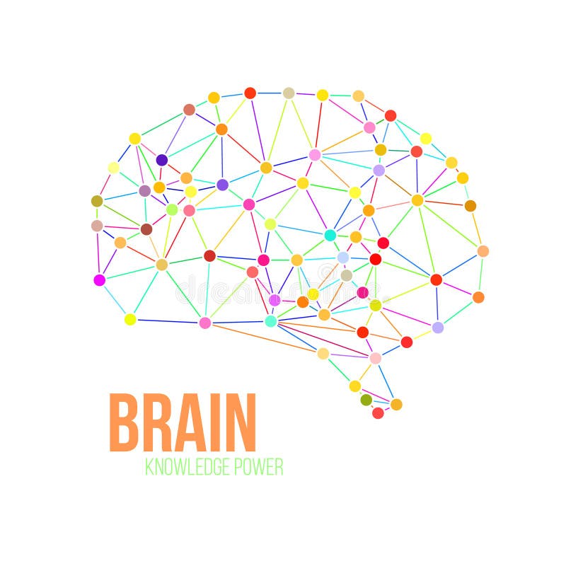 Creative Concept of the Human Brain, Vector Stock Vector - Illustration ...