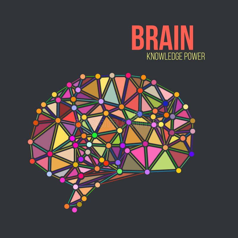 Creative Concept of the Human Brain, Vector Stock Vector - Illustration ...