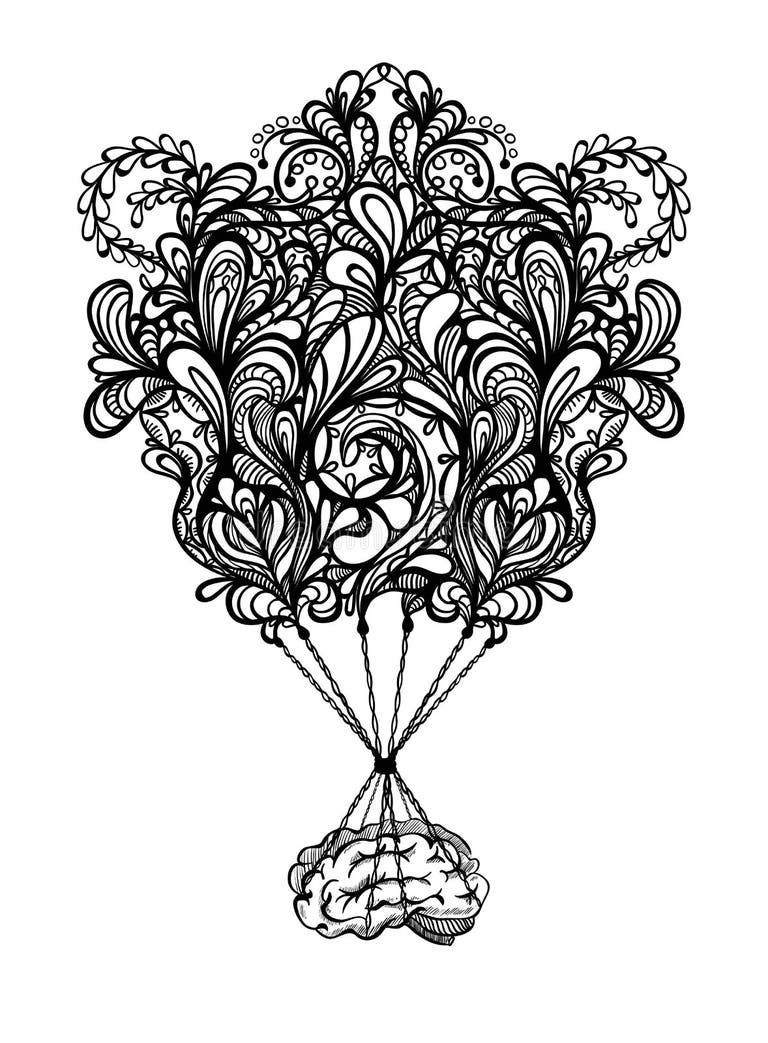 Zentangle Human Stock Illustrations – 586 Zentangle Human Stock ...