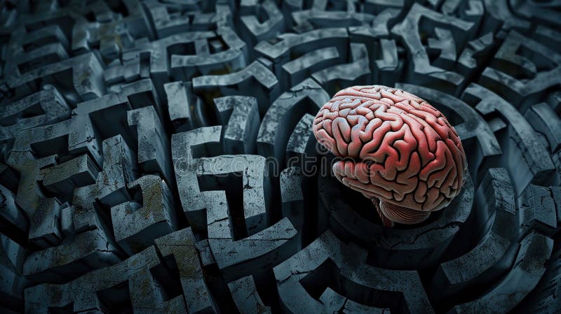 Creative Concept of Human Intelligence and Knowledge Development Stock ...