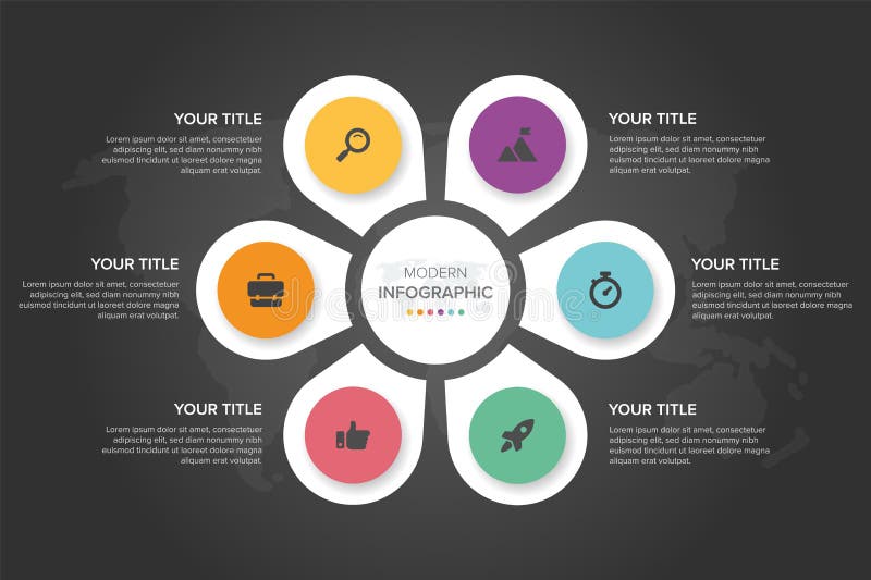 Creative Concept for Infographic Element Vector 6 Options, Steps, List ... Creative Concept for Infographic Element Vector 6 Options, Steps, List ...