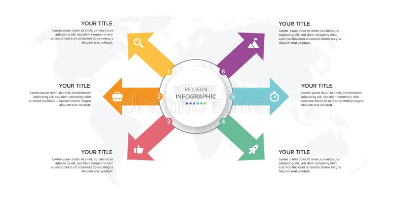 Creative Concept for Infographic Element Vector 6 Options, Steps, List ...