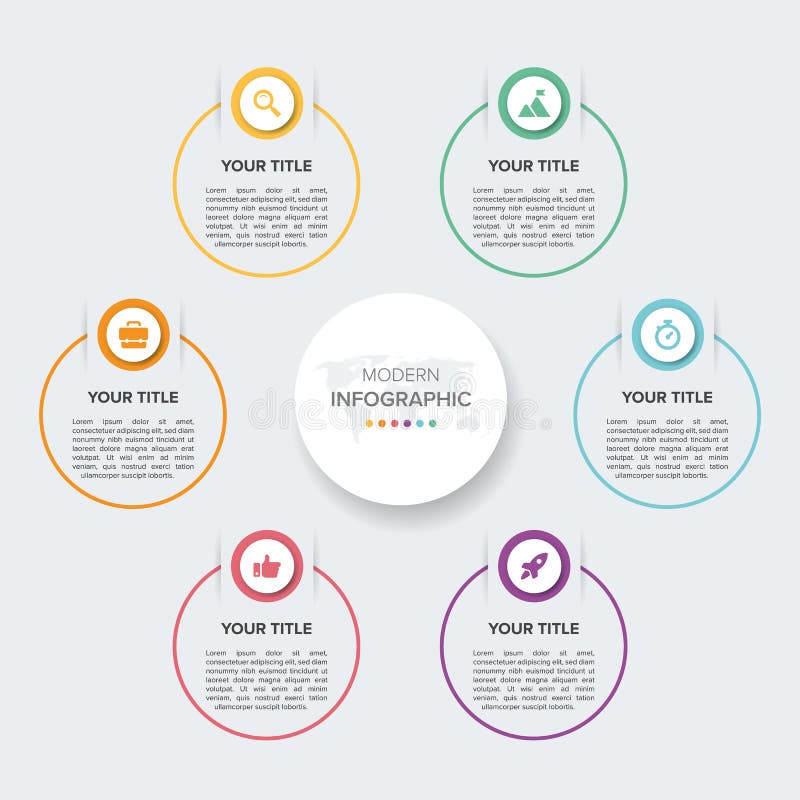 Creative Concept for Infographic Element Vector 6 Options, Steps, List ... Creative Concept for Infographic Element Vector 6 Options, Steps, List ...