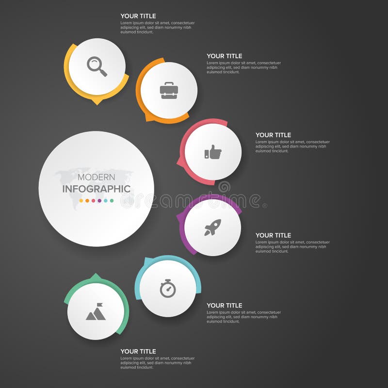 Creative Concept for Infographic Element Vector 6 Options, Steps, List ... Creative Concept for Infographic Element Vector 6 Options, Steps, List ...