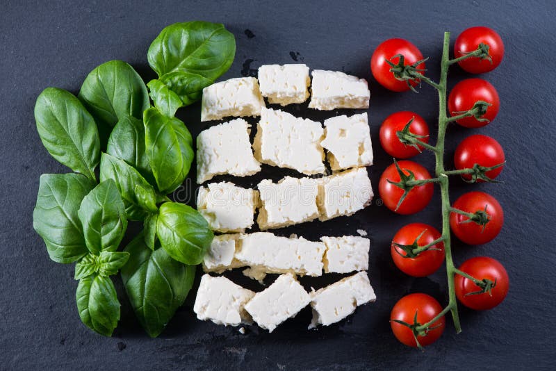 Creative Concept of Italian Flag Stock Photo - Image of sign, basil ...