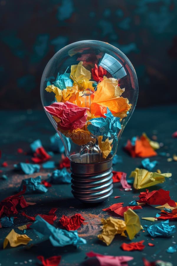 A Creative Concept of Overflowing Ideas. Perfect for Business and ...