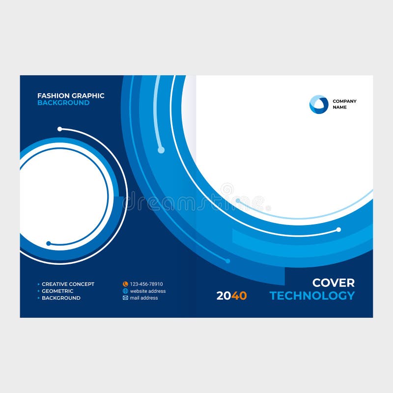 Cover Design, Creative Booklet Concept for Technology Presentation ...