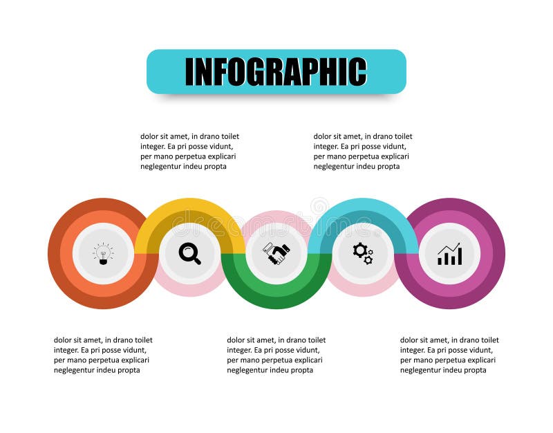 Two Circles Together with Transition in Each Other. Yin and Yang Symbol ...