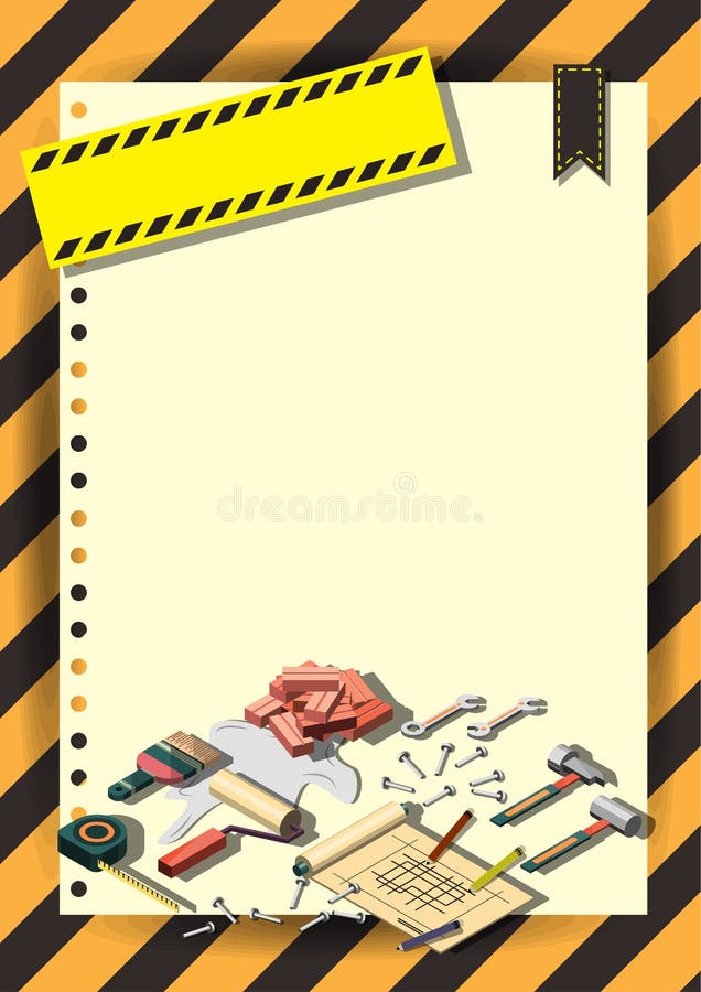 Creative Construction Template Flyer Brochure Vector Paper Design ...