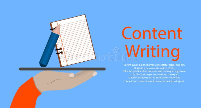 Creative Content Writing, Blogging Post, Digital Media Flat ...