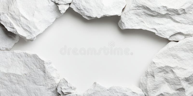 Creative Contrast Banner Featuring Limestone Edges and an Empty Central ...