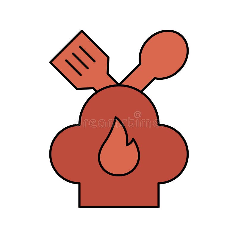 Creative Cooking Chef Icon Vector Stock Vector - Illustration of cafe ...