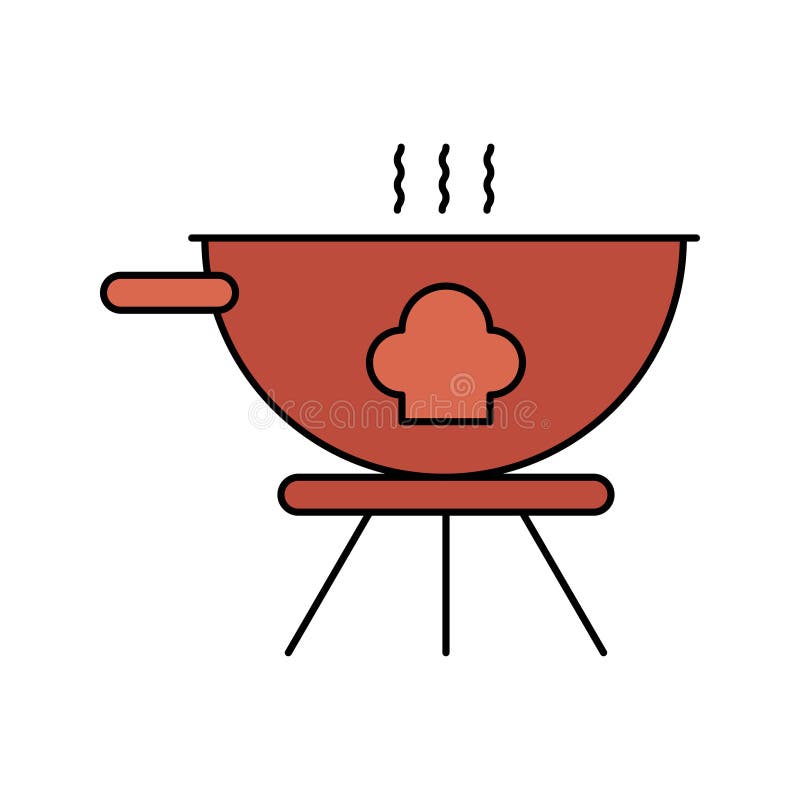 Creative Cooking Pan Icon Vector Stock Vector - Illustration of graphic ...