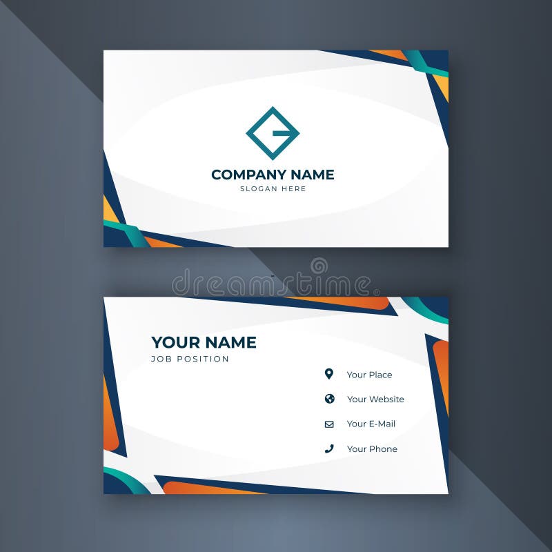 Creative Coorporate Business Card Template Modern Stock Vector ...