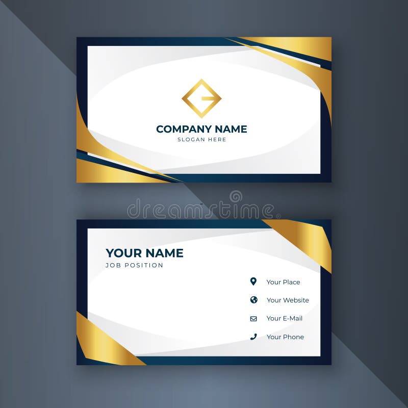 Creative Coorporate Business Card Template Modern Stock Vector ...
