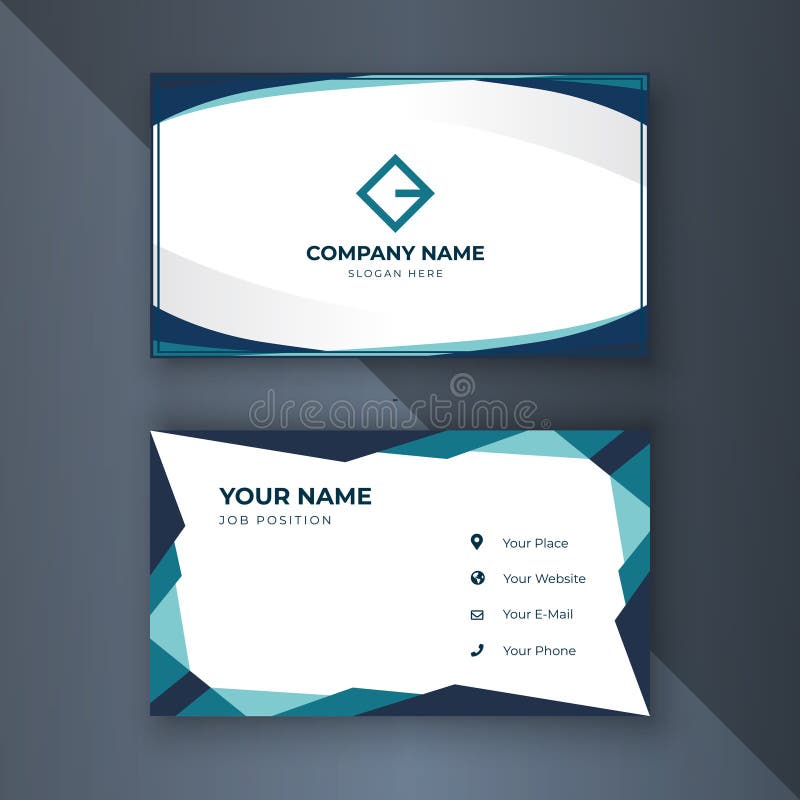 Creative Coorporate Business Card Template Modern Stock Vector ...