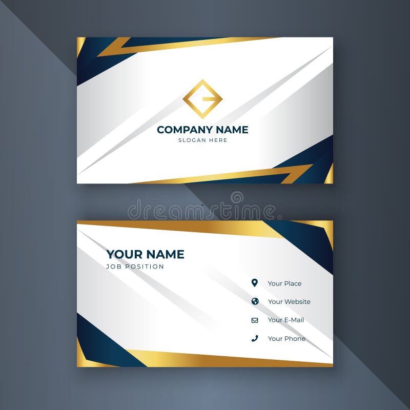 Creative Coorporate Business Card Template Modern Stock Vector ...