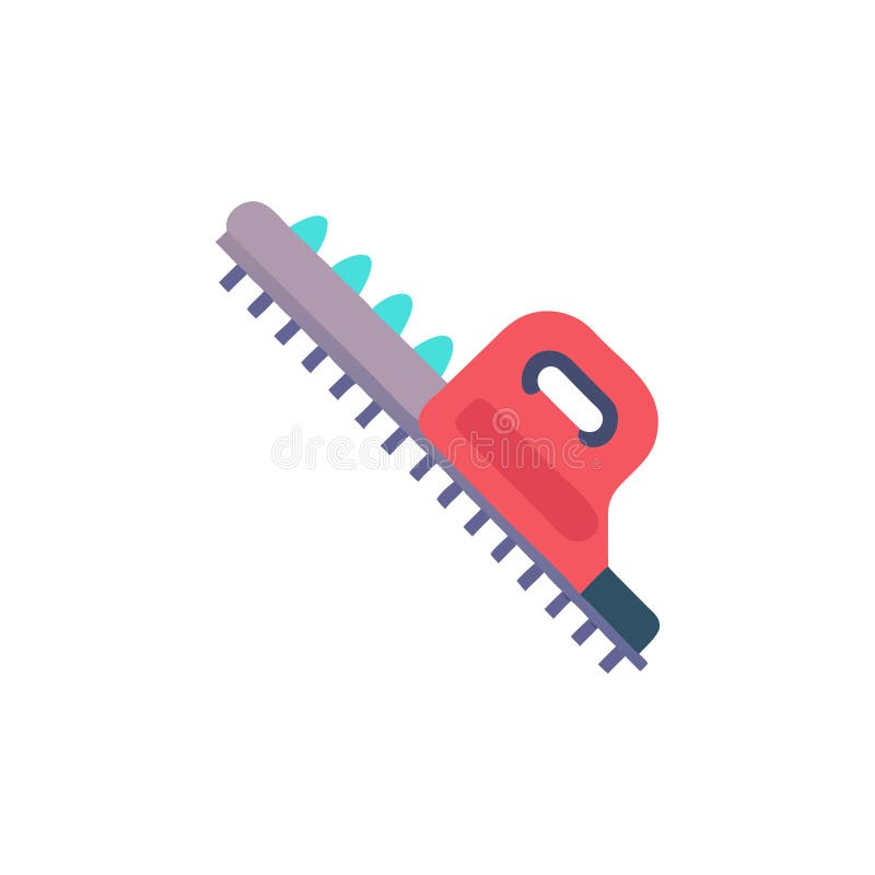 Creative Cordless Hedge Trimmer Design Icon Stock Photo - Illustration ...