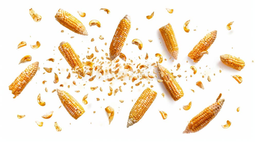 Creative Corn Explosion - Generative AI Stock Illustration ...