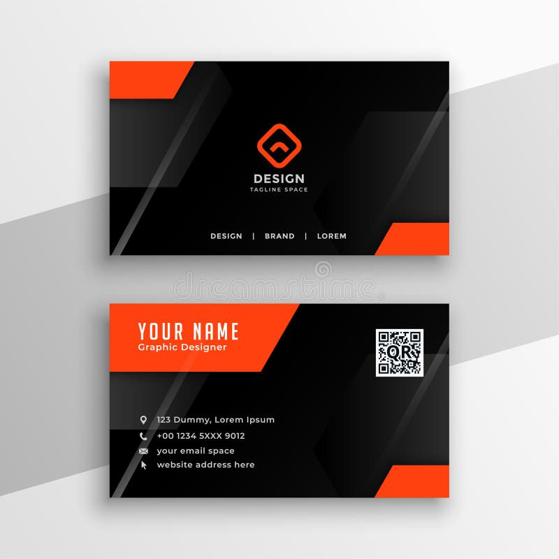 Creative Corporate Business Card Template for Company Branding Stock ...
