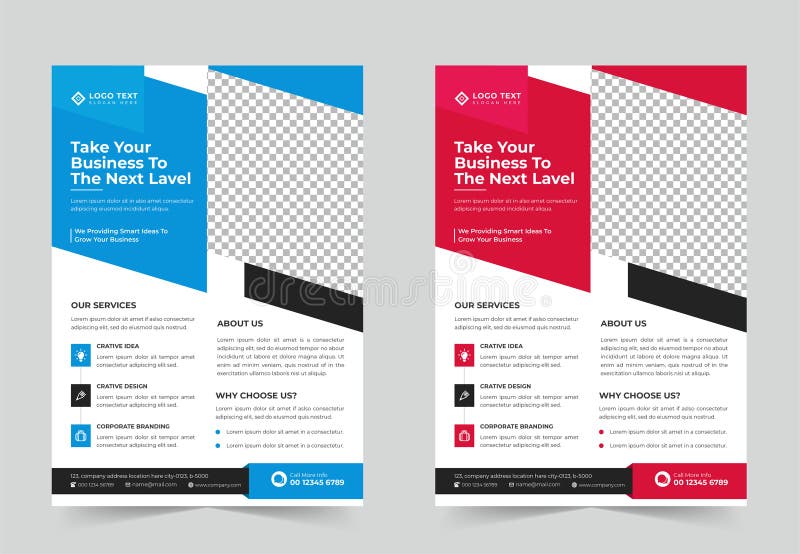 Creative Corporate Business Flyer Brochure Template Design or Business ...