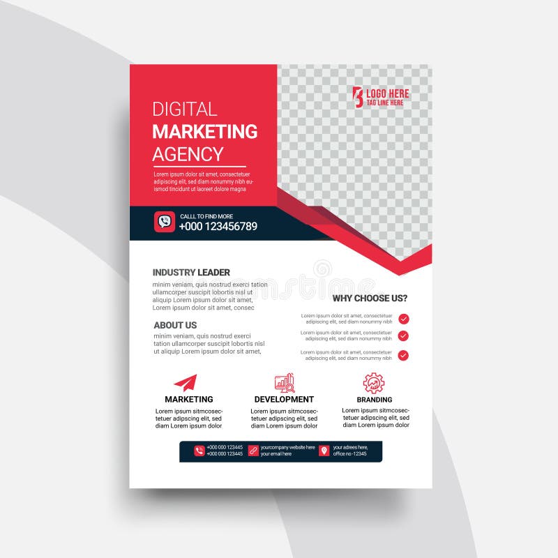 Creative Corporate Business Flyer Template Unique Shape Used for ...