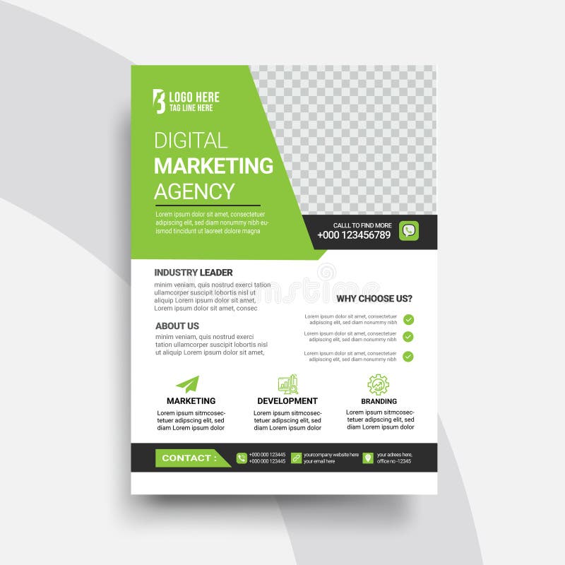 Creative Corporate Business Flyer Template Unique Shape Used for ...