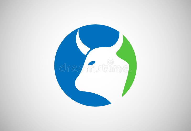 Cow Head Logo Design, Vector Illustration Stock Illustration ...