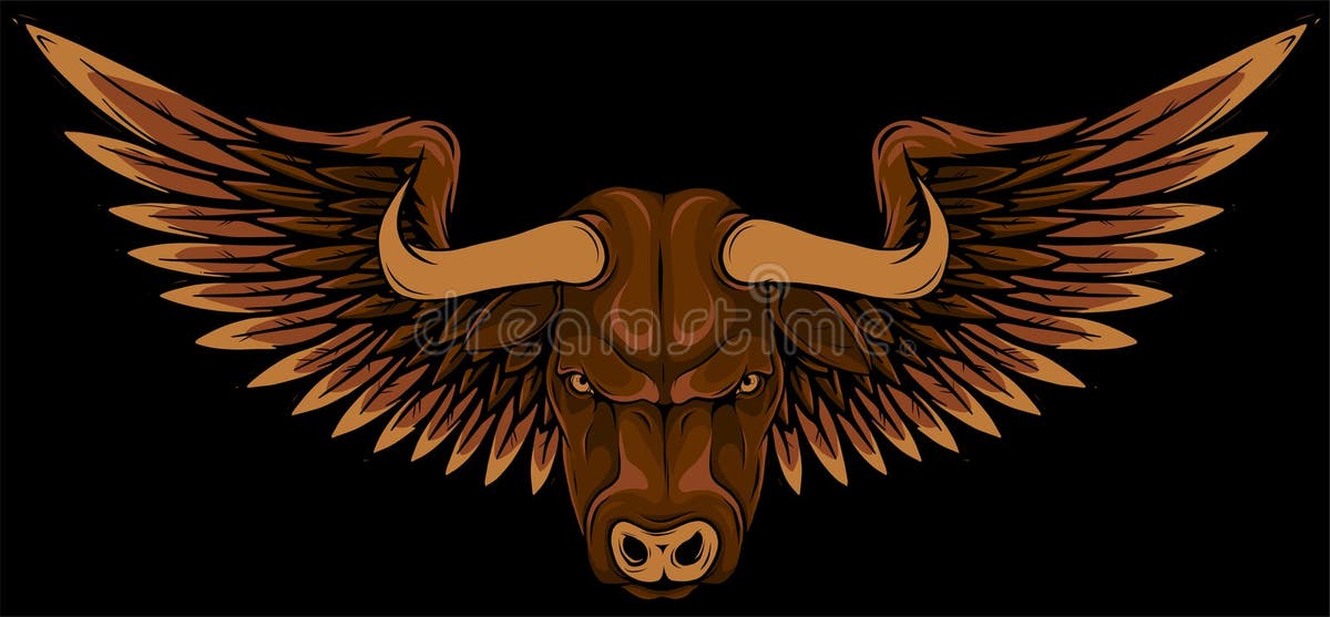 Winged Bull Logo Stock Illustrations – 27 Winged Bull Logo Stock ...