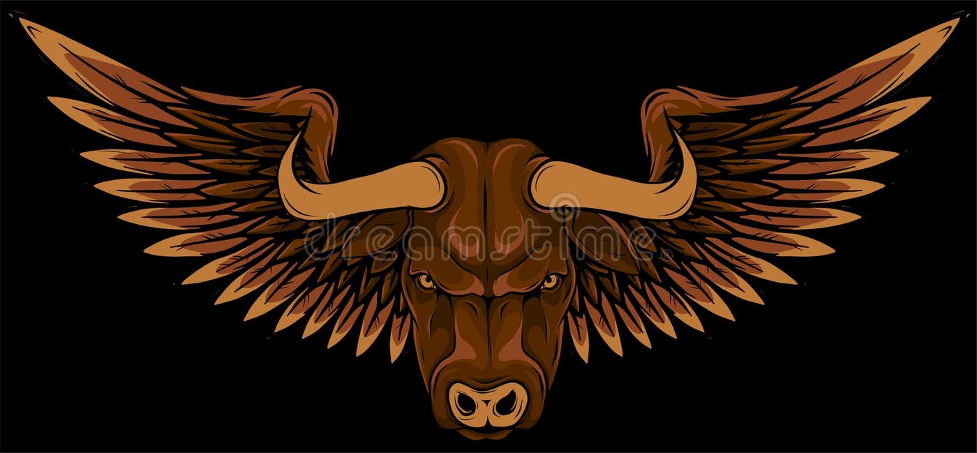 Winged Bull Logo Stock Illustrations – 27 Winged Bull Logo Stock ...