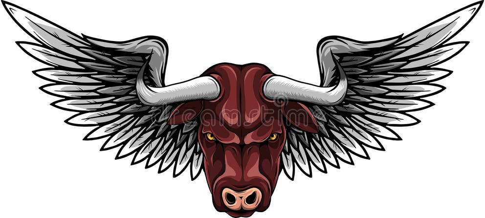 Winged Bull Logo Stock Illustrations – 25 Winged Bull Logo Stock ...
