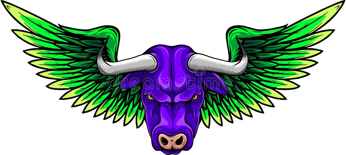 Winged Bull Logo Stock Illustrations – 27 Winged Bull Logo Stock ...