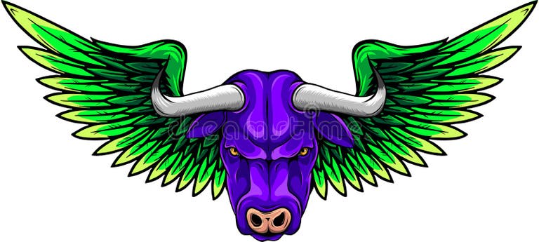 Winged Bull Logo Stock Illustrations – 27 Winged Bull Logo Stock ...
