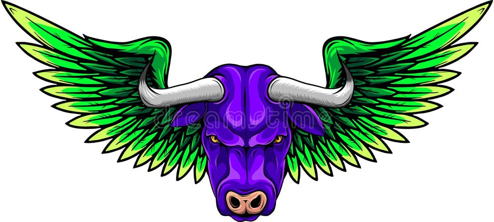 Winged Bull Logo Stock Illustrations – 27 Winged Bull Logo Stock ...