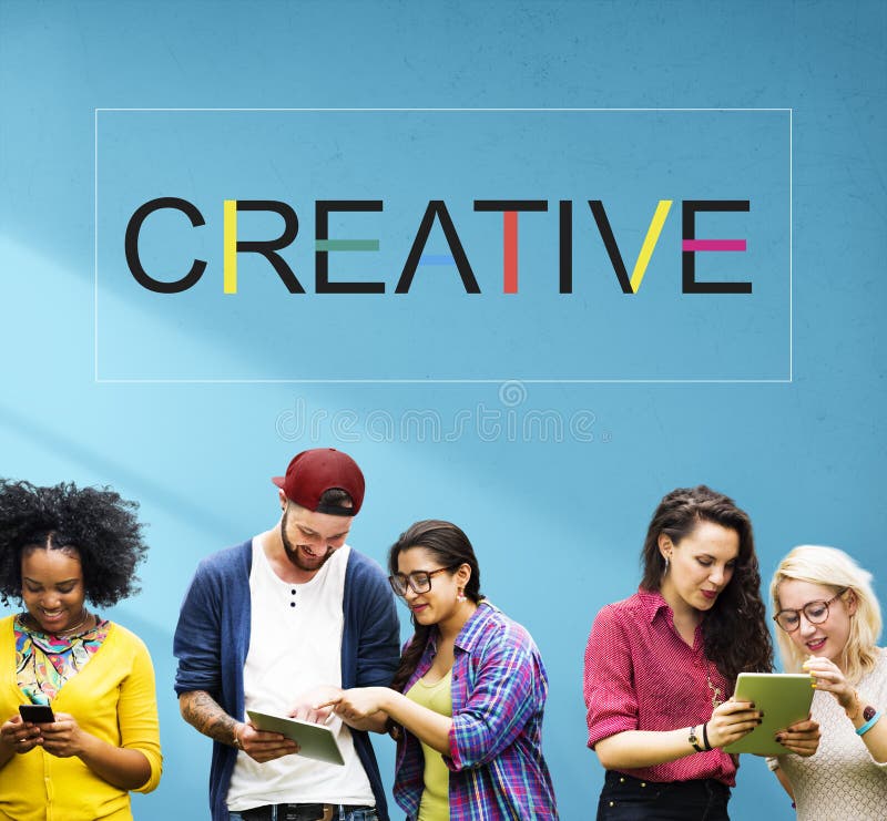 Creative Creativity Design Ideas Inspiration Innovation Concept Stock ...