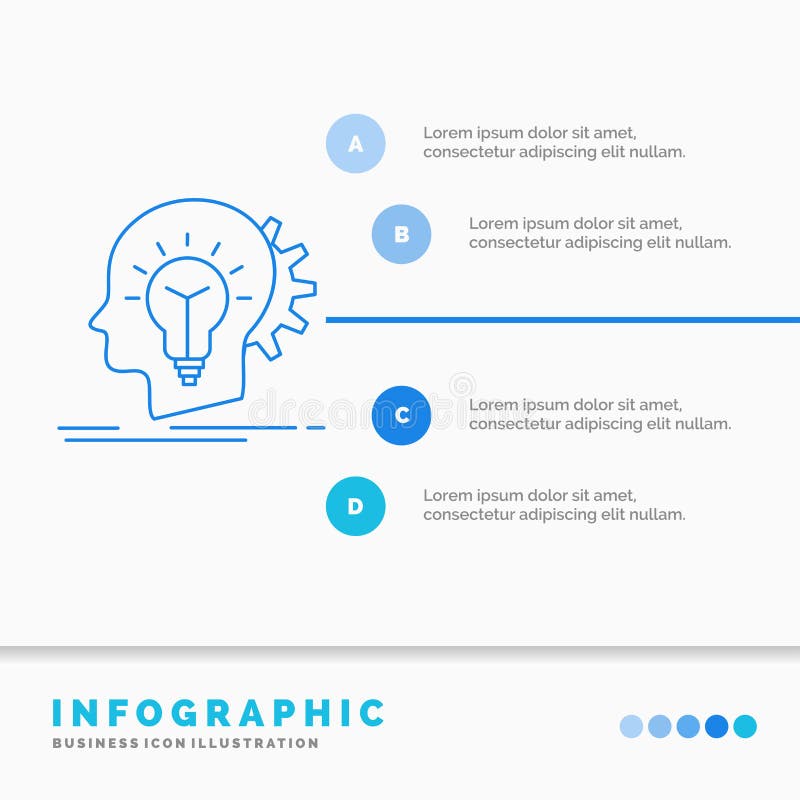 Creative, Creativity, Head, Idea, Thinking Infographics Template for ...