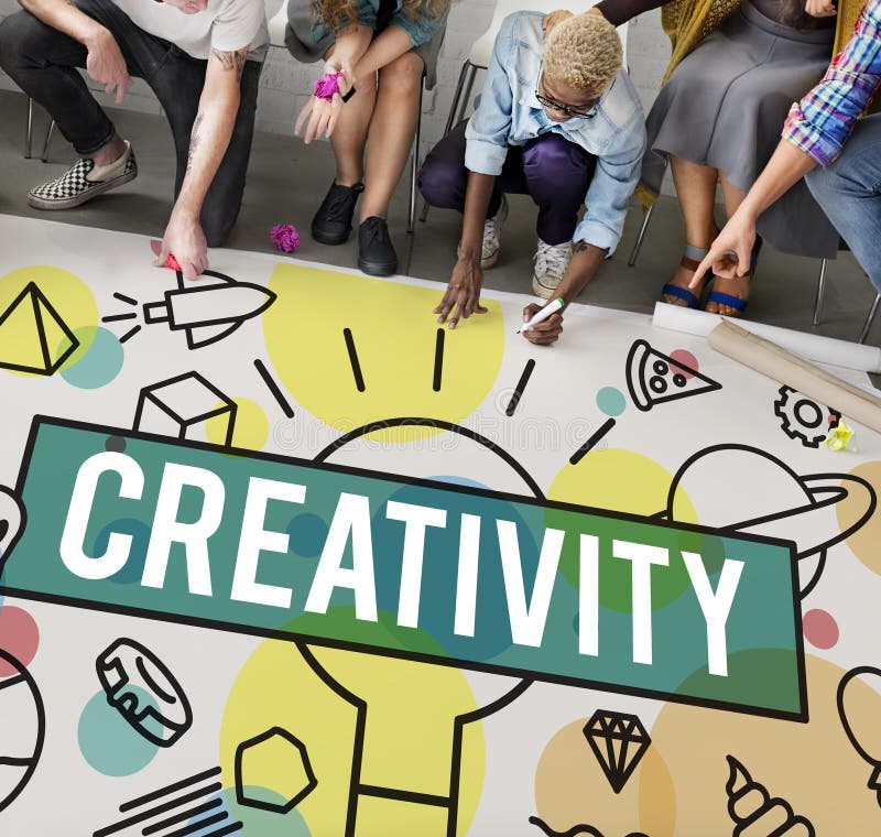 Creative Creativity Inspire Ideas Innovation Concept Stock Photo ...