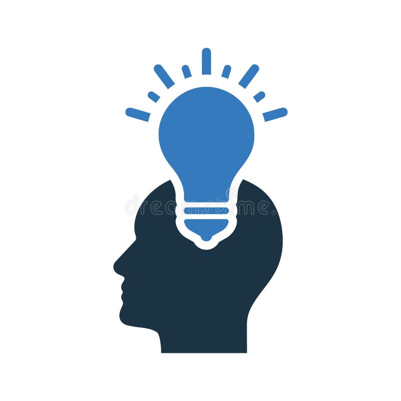 Creative, Creativity, Mindset Icon. Vector Design Isolated on a White ...